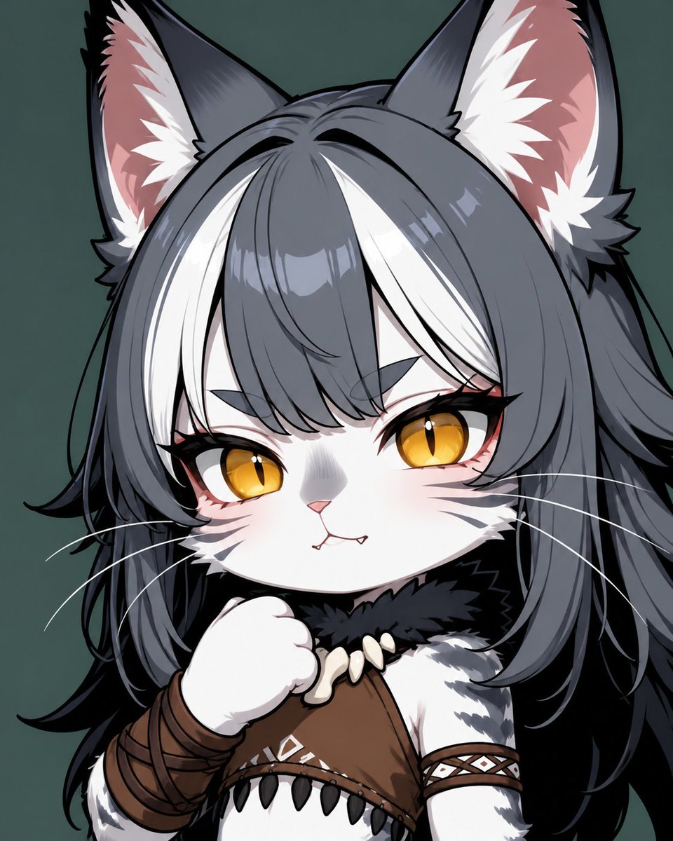 Profile / Avatar - Chibi Cat-Girl Close-Up | ImagineGo Prompts